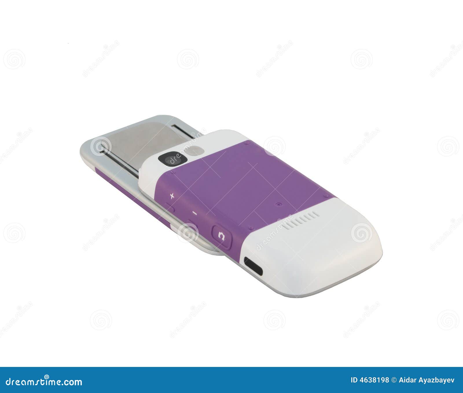 Purple Cell Phone With Digital Camera Picture. Image: 4638198