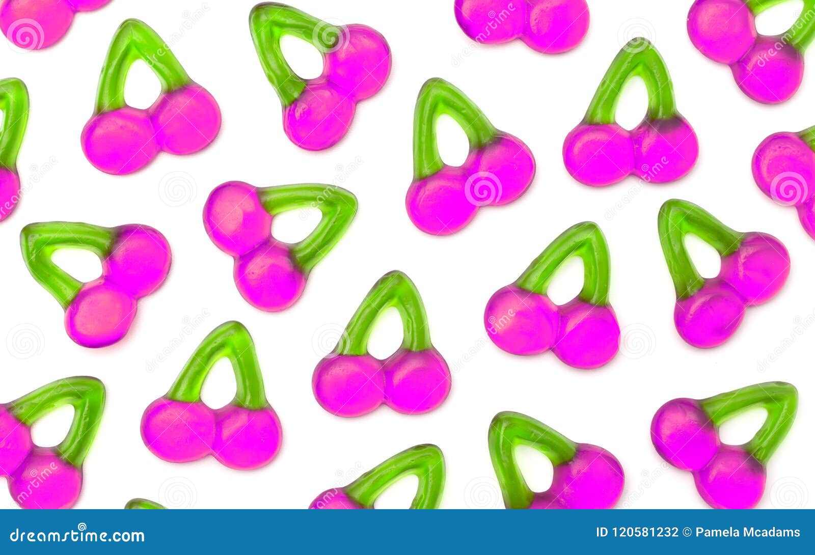 Purple Cherry Gummies stock photo. Image of fruit, gummy - 120581232