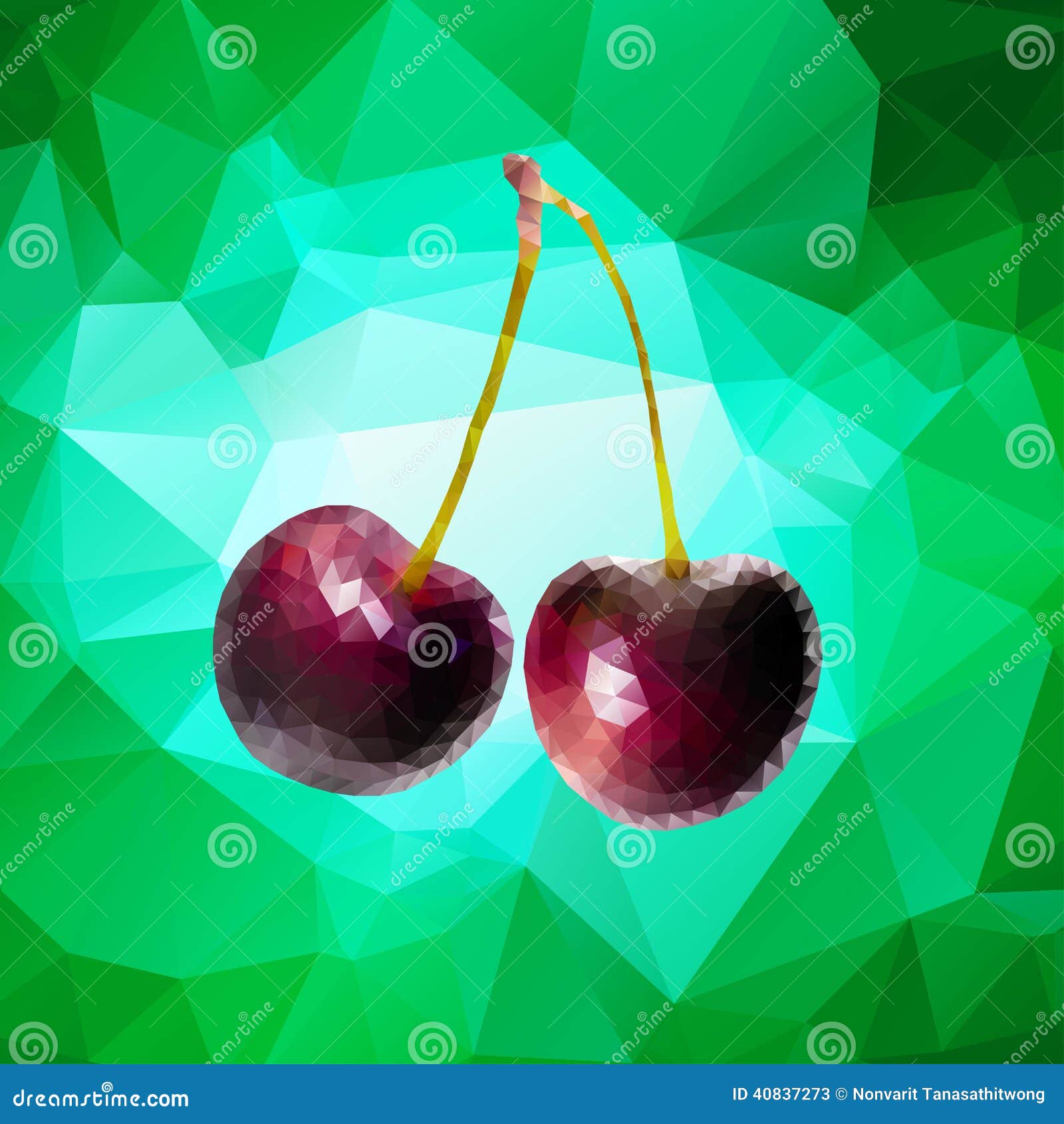 Purple Cherry Vector Transparent Background. Rose | CartoonDealer.com ...