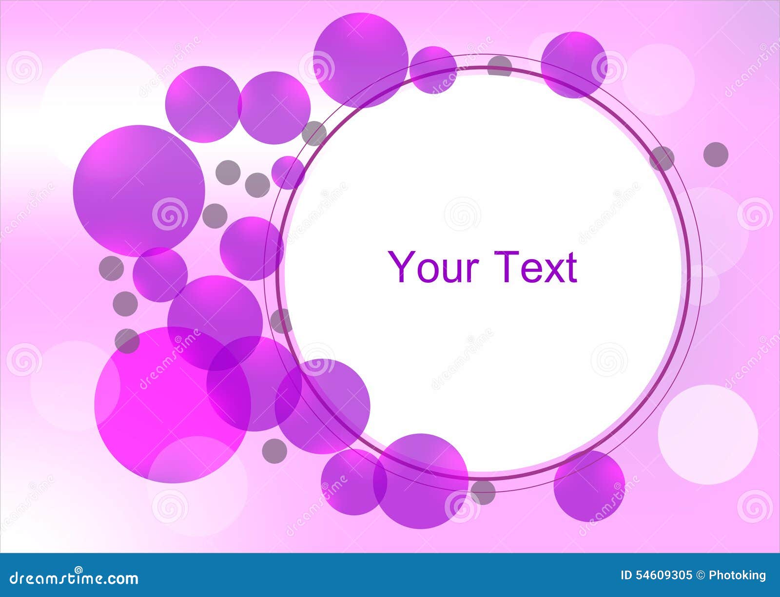 Purple Circle Light Effect Background. Swirl Glow Magic Line Trail ...