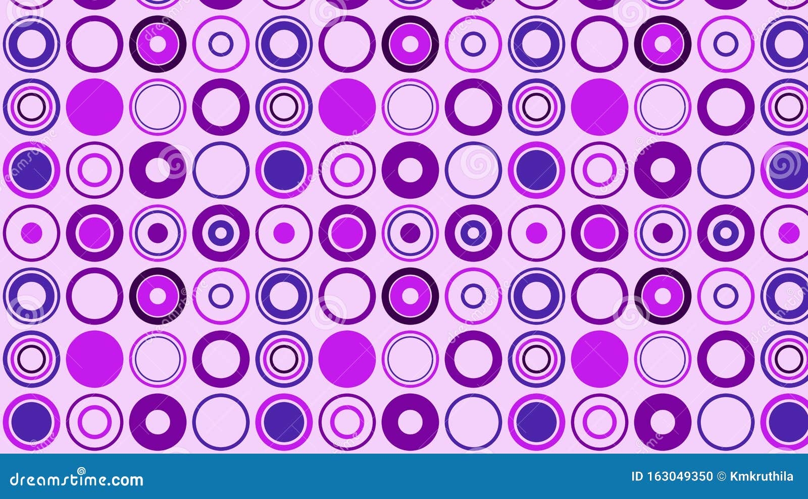 Purple Circle Pattern stock vector. Illustration of circular - 163049350