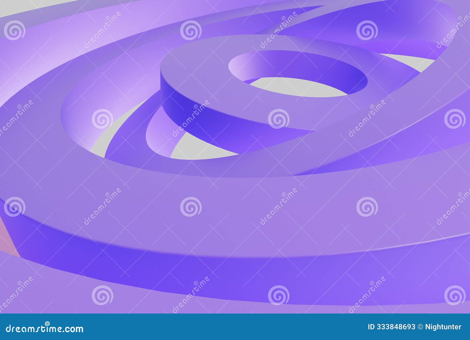 A Purple Circle with a White Background, 3d Render Stock Illustration ...