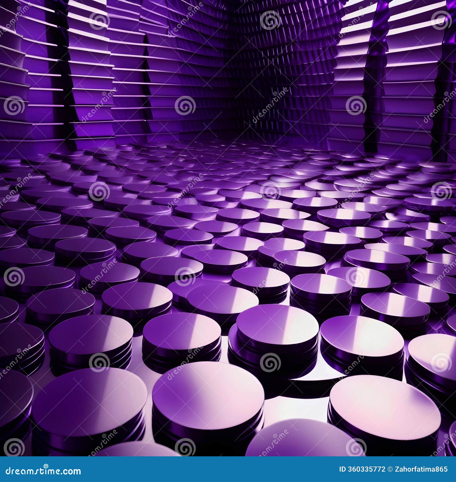 Circular Discs Velcro For Grinding Machine Isolated On White Background ...