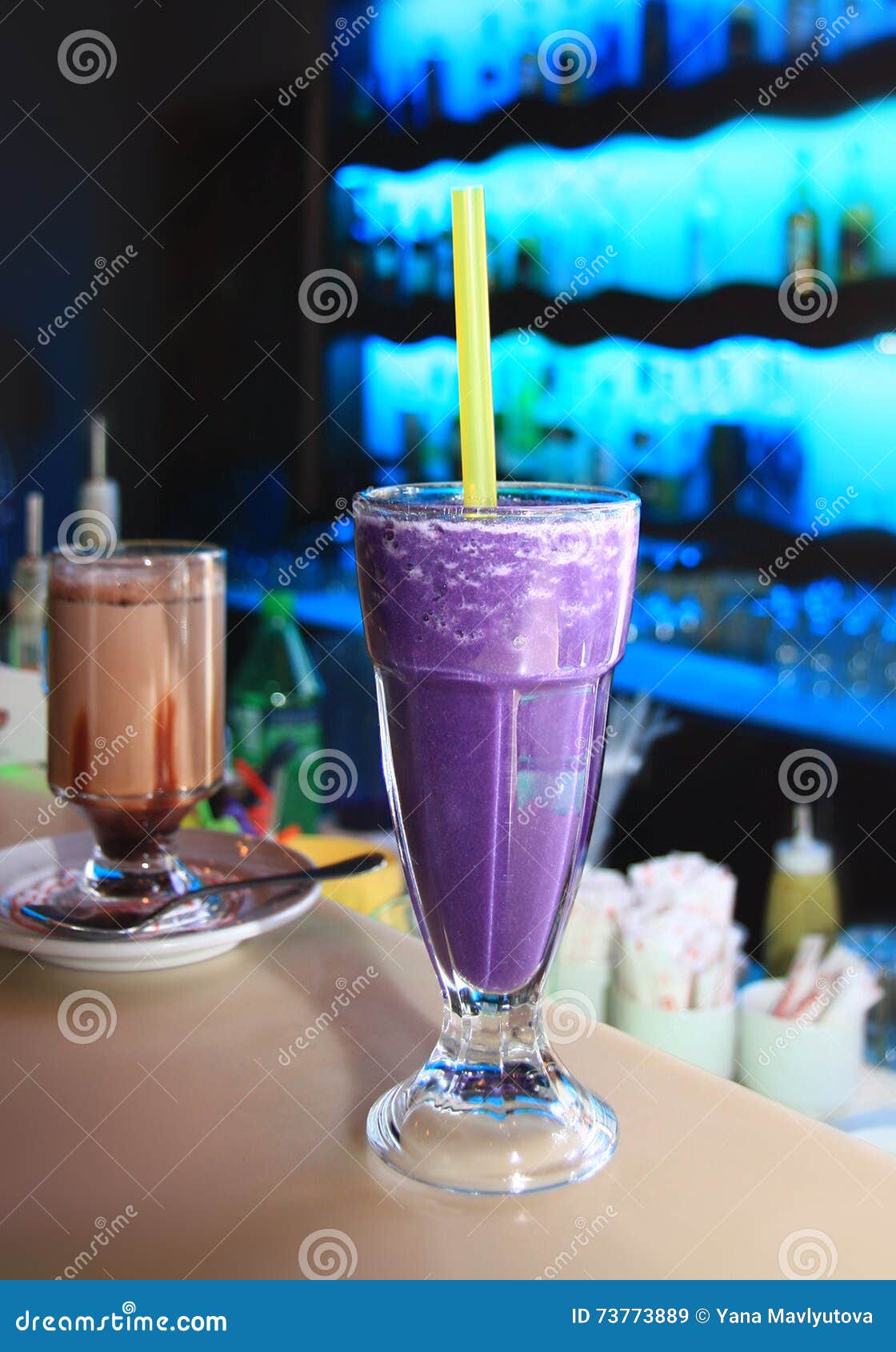 Purple cocktail stock image. Image of lilac, violet, party - 73773889