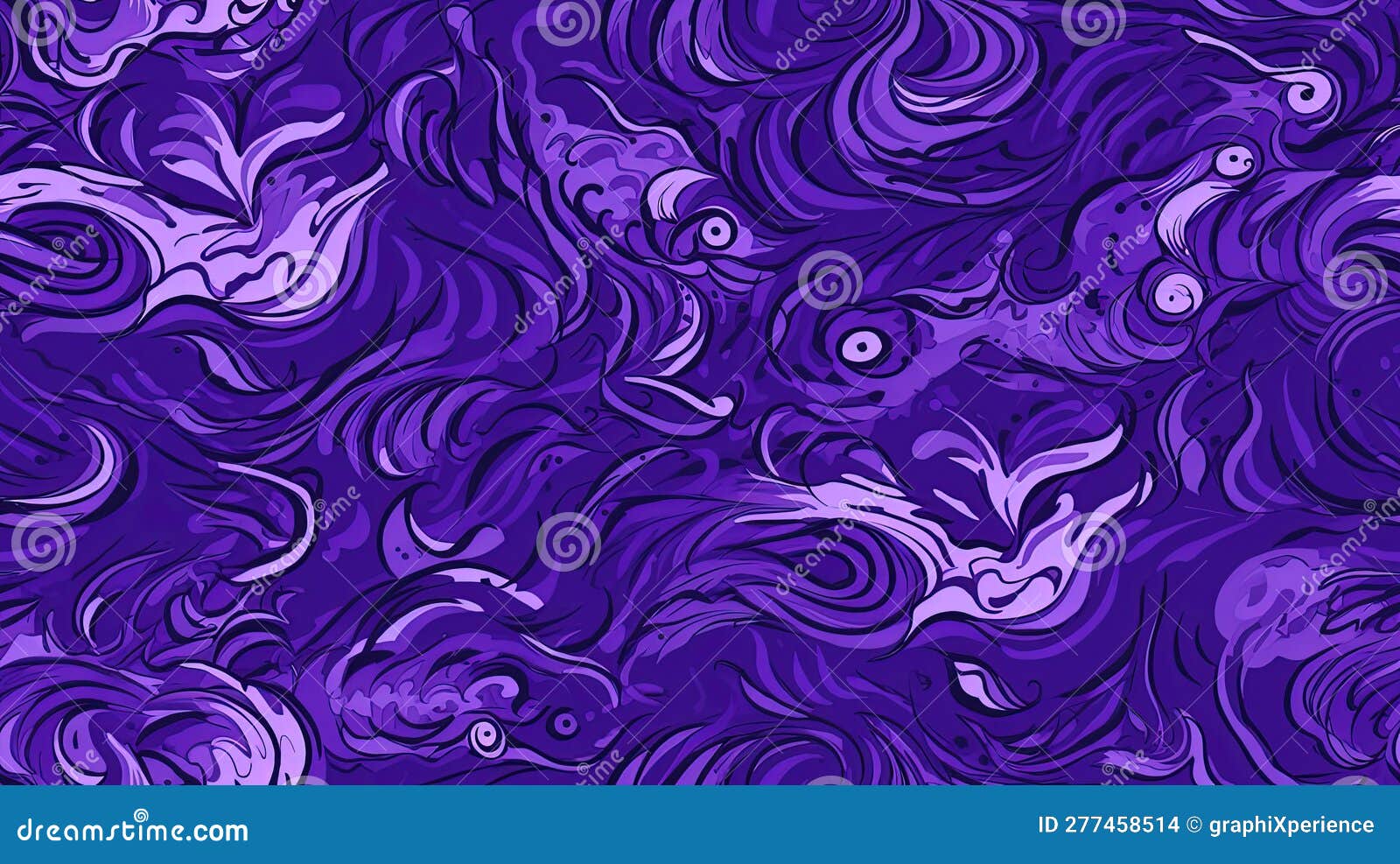 Vivit Color Fabric Pattern Design Stock Illustration - Illustration of ...