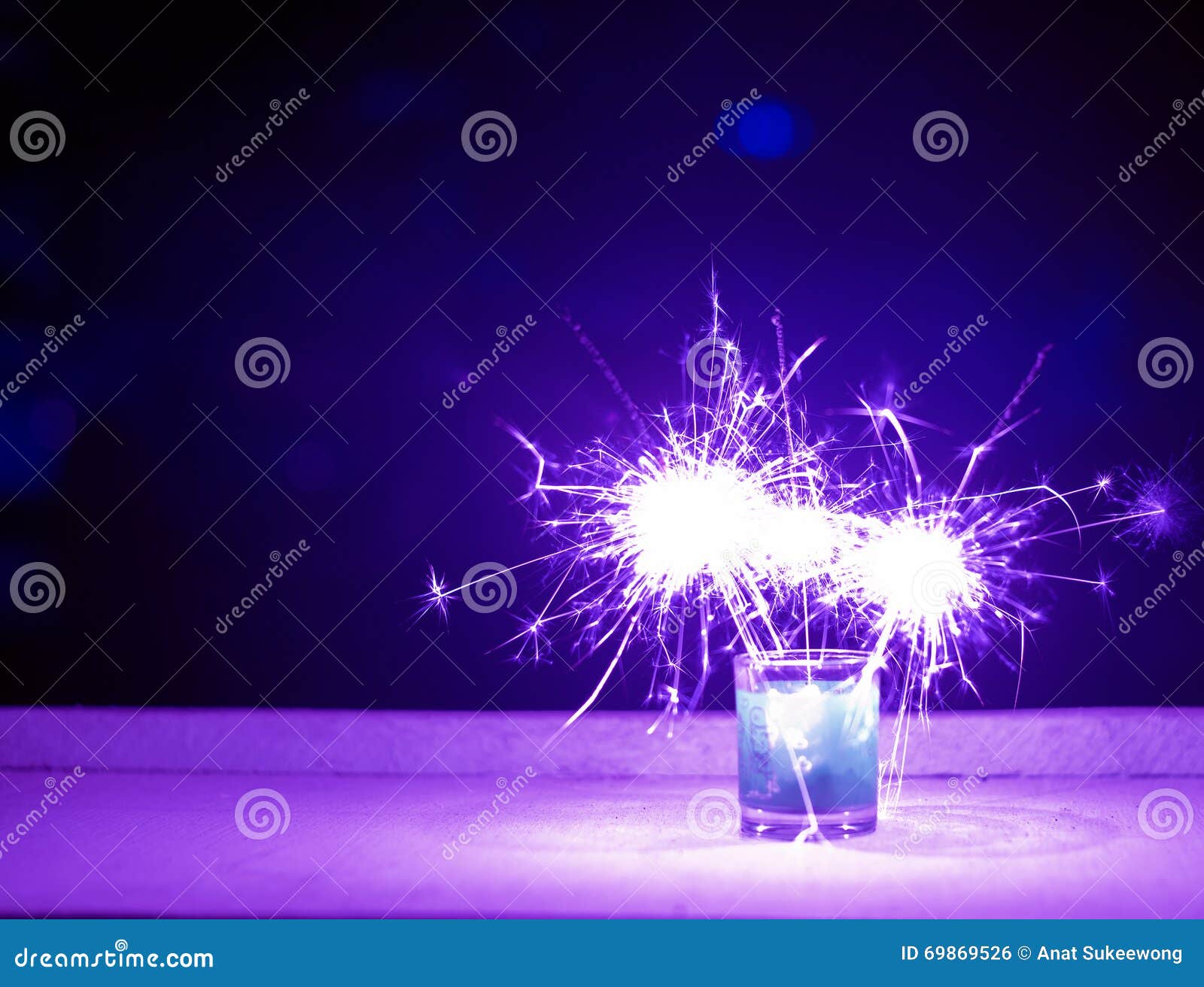 Purple color fireworks stock photo. Image of color, july - 69869526