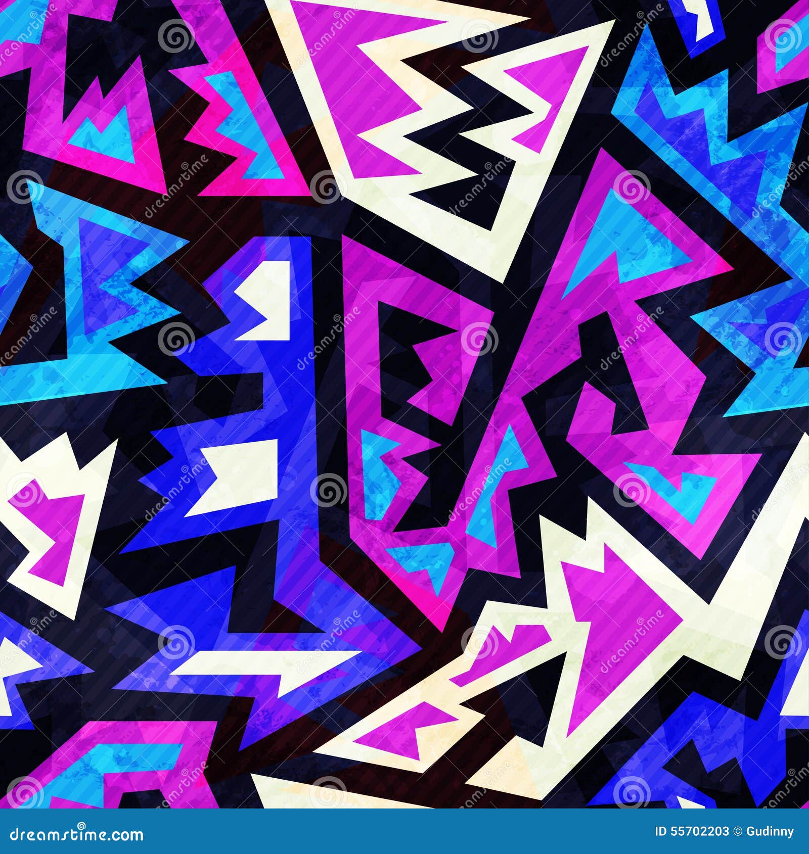 Purple Color Retro Seamless Pattern Stock Vector - Illustration of ...