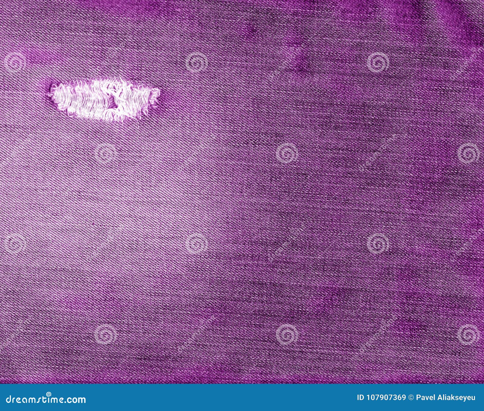 Purple Color Torn Jeans Textile Texture. Stock Image - Image of pattern ...