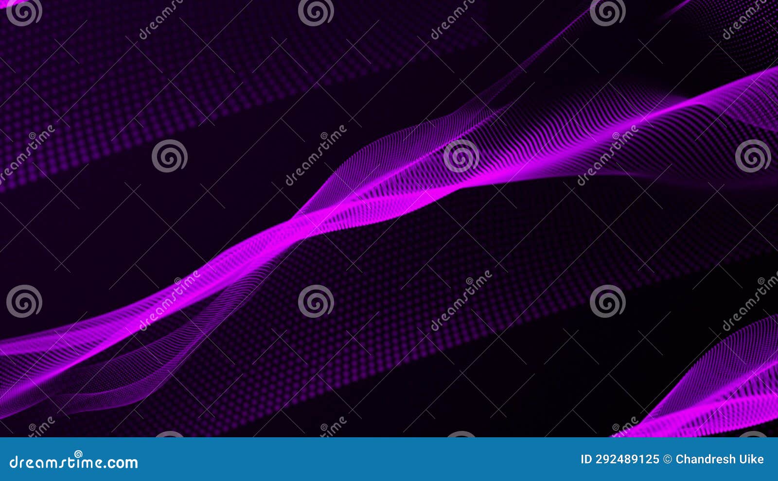 Purple Color Wavy Pattern Particles Background Stock Video - Video of ...