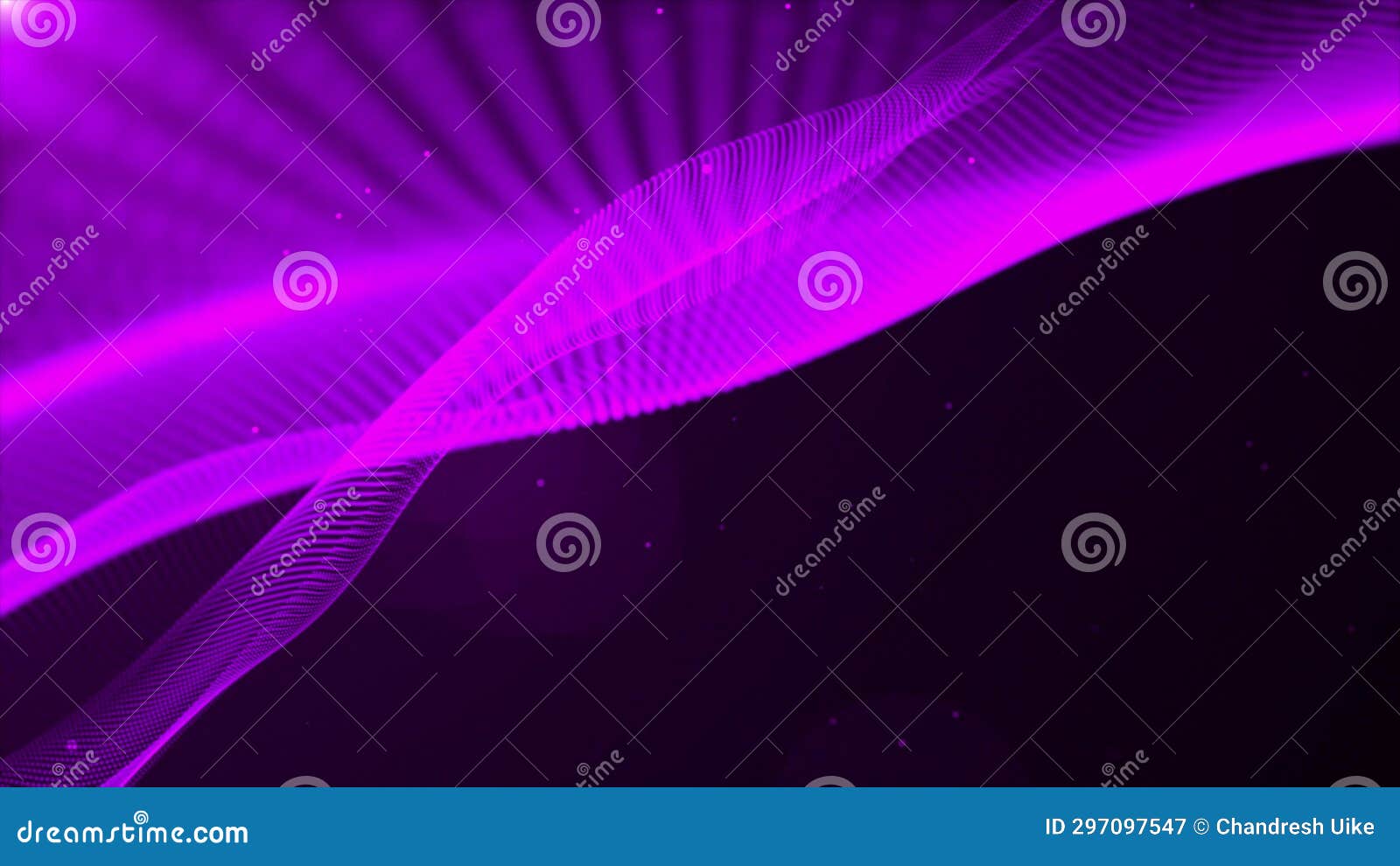 Purple Color Wavy Pattern Particles Background Stock Video - Video of ...