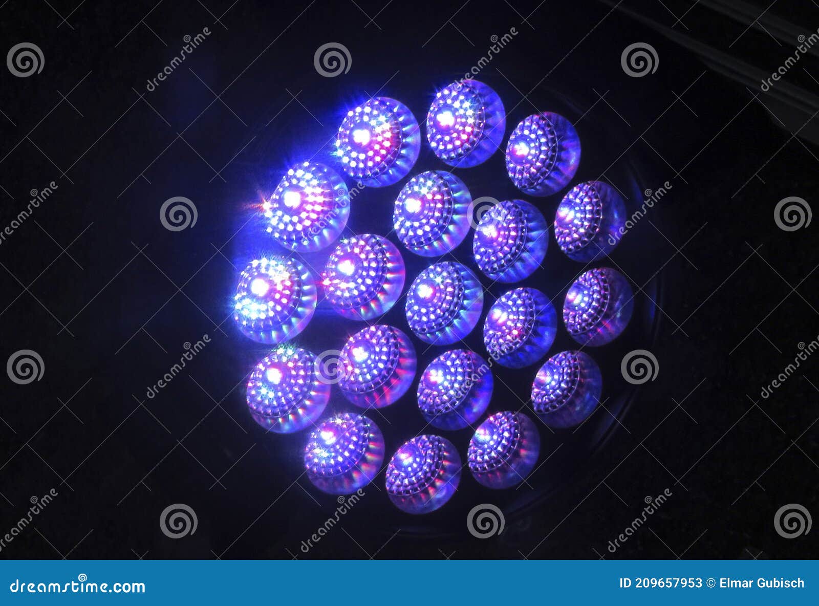 Purple Colored Halogen Headlights, Light Design Stock Image - Image of ...