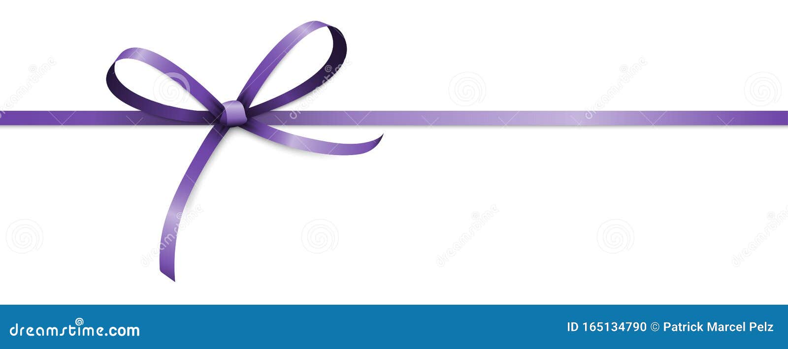 Purple colored ribbon bow stock vector. Illustration of icon - 165134790