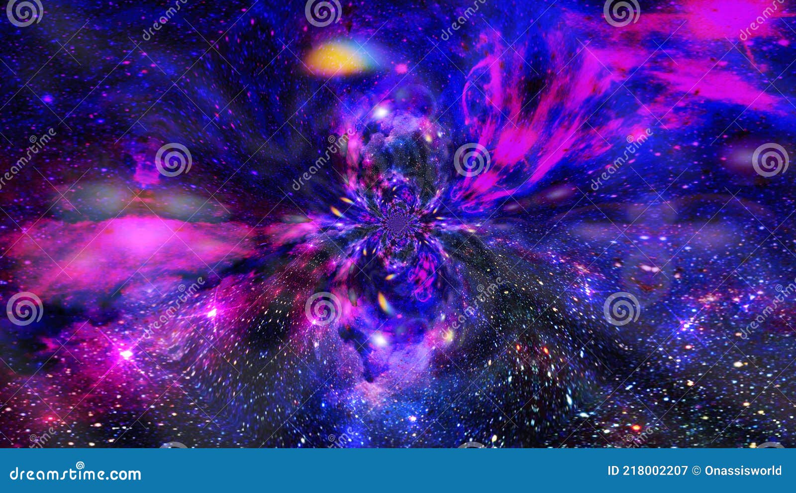 Purple Colored Space Ambient Abstract Background Stock Illustration ...
