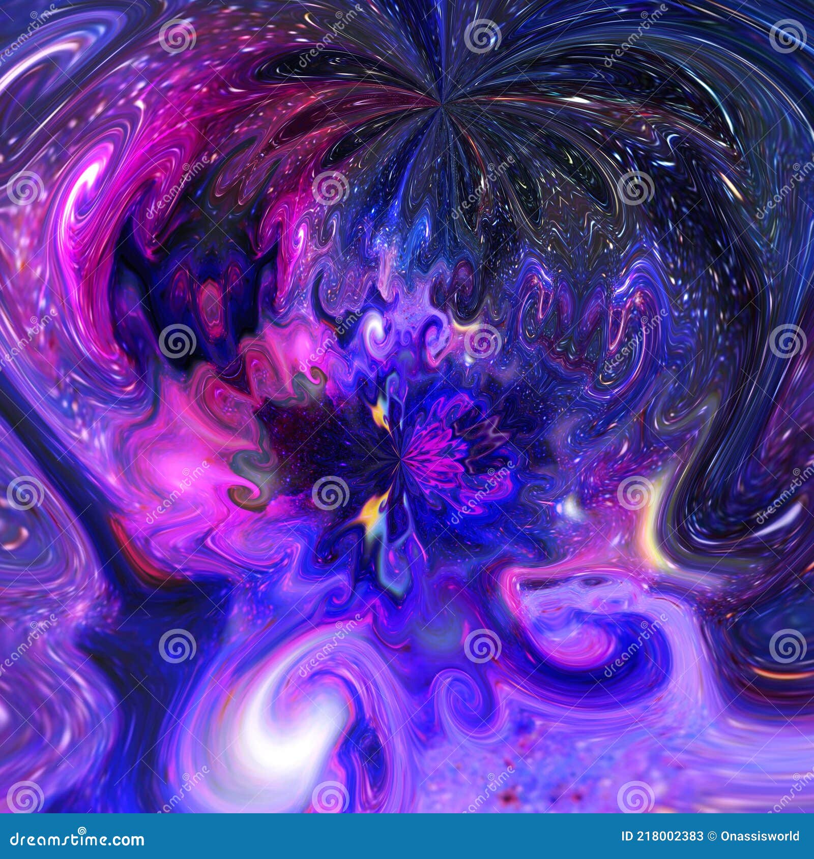 Purple Colored Space Ambient Abstract Background Stock Illustration ...