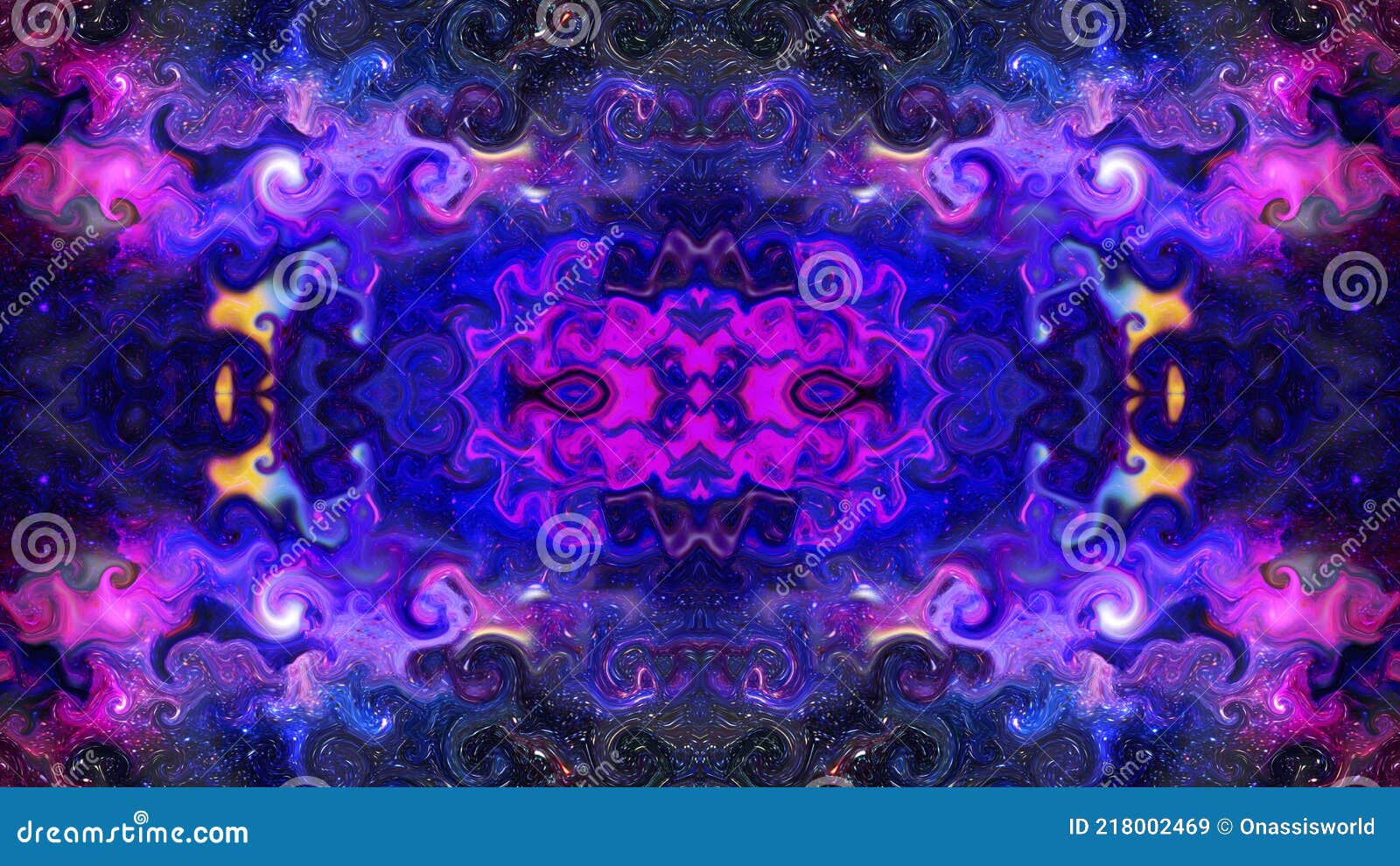 Purple Colored Space Ambient Abstract Background Stock Illustration ...