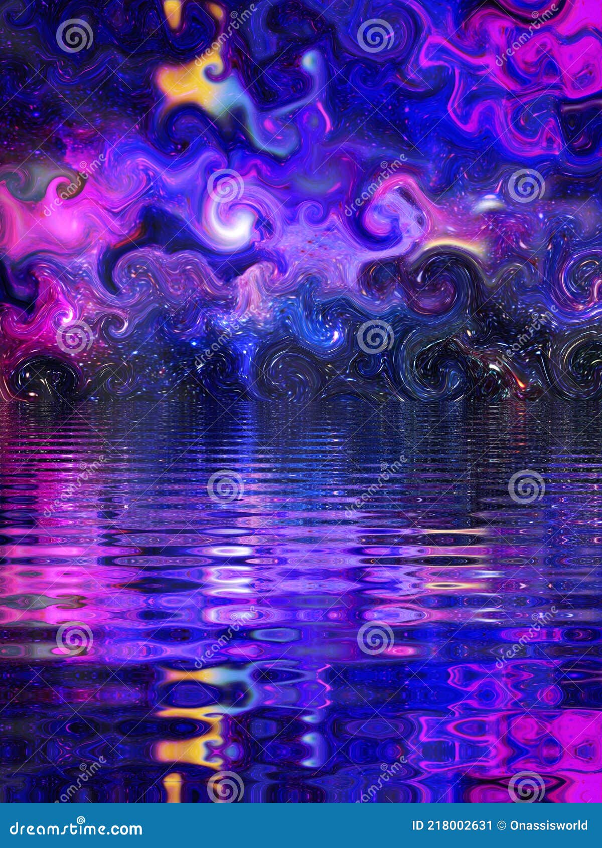 Purple Colored Space Ambient Abstract Background Stock Illustration ...