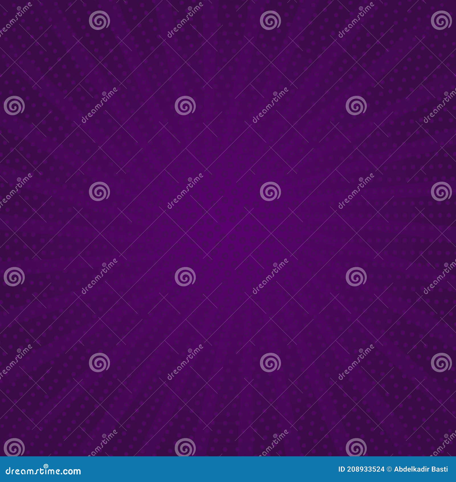 Purple Comic Background with Dots Pattern Stock Vector - Illustration ...
