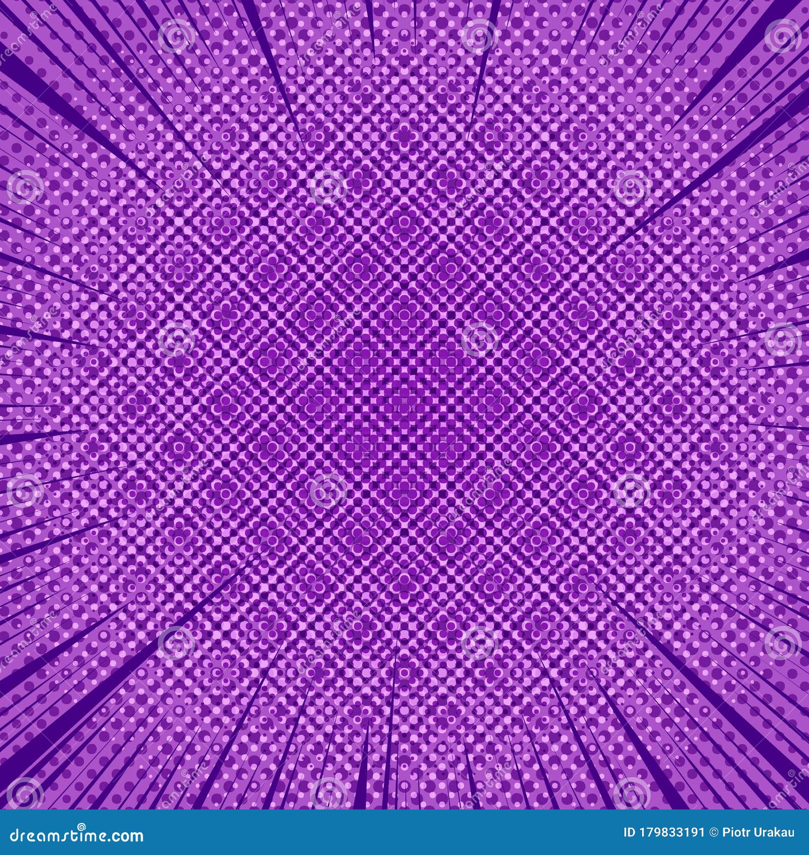 Purple Comic Elegant Template Stock Vector - Illustration of halftone ...