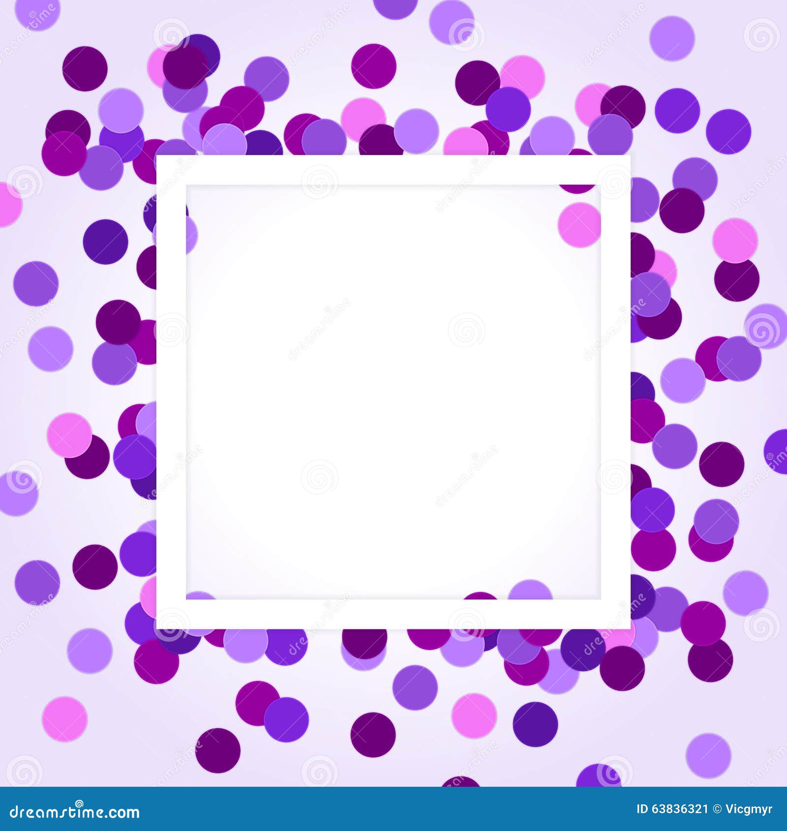 Purple Confetti. Vector Illustration | CartoonDealer.com #80132904