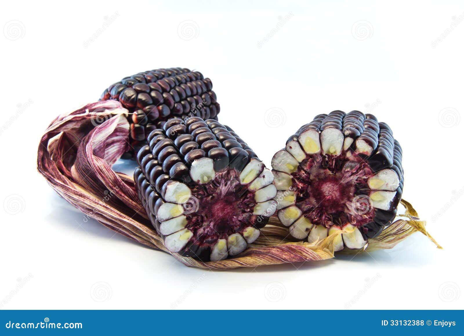 Purple corn . stock photo. Image of purple, grain, white - 33132388
