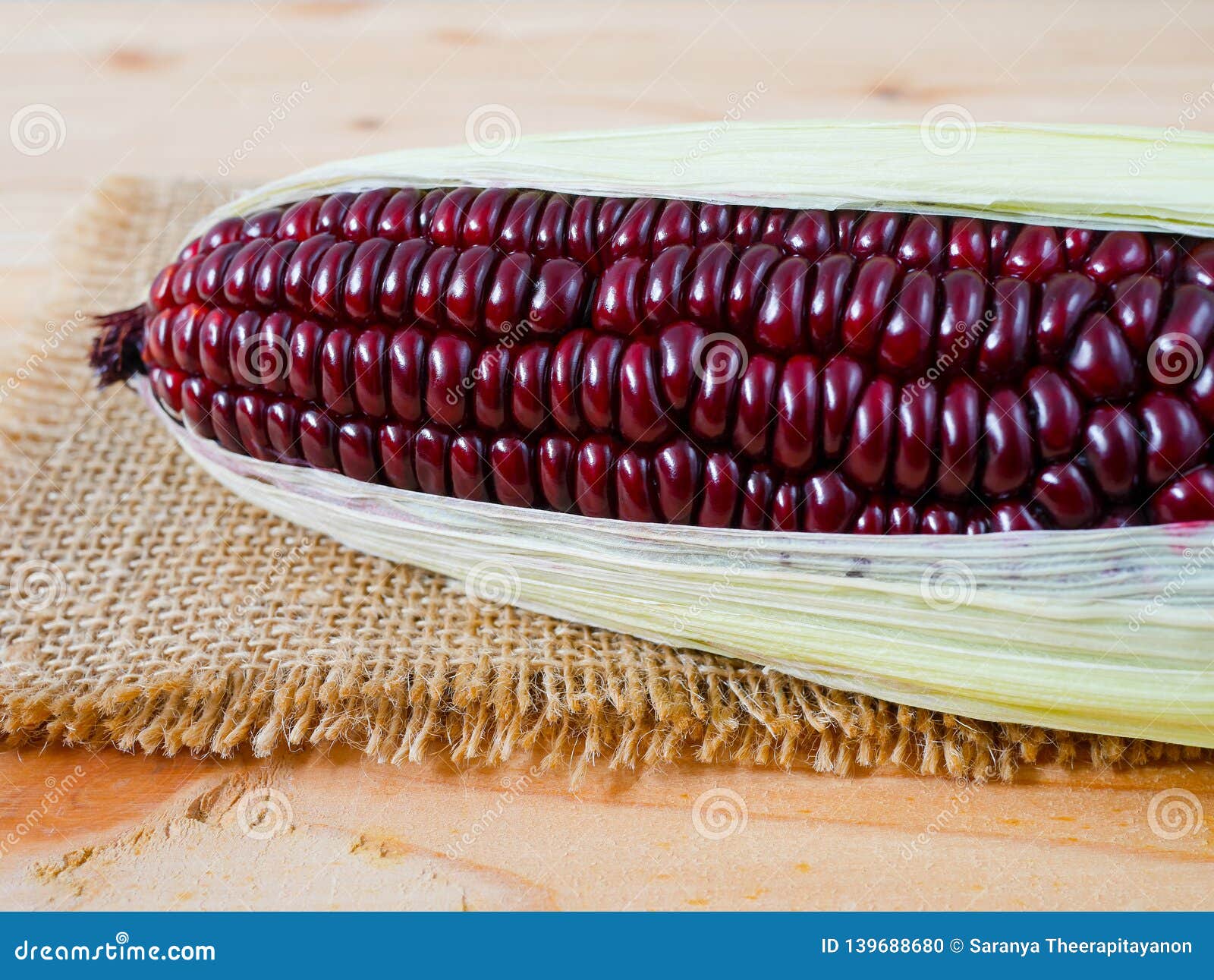 Purple Corn or Purple Maize Stock Photo - Image of fresh, purple: 139688680