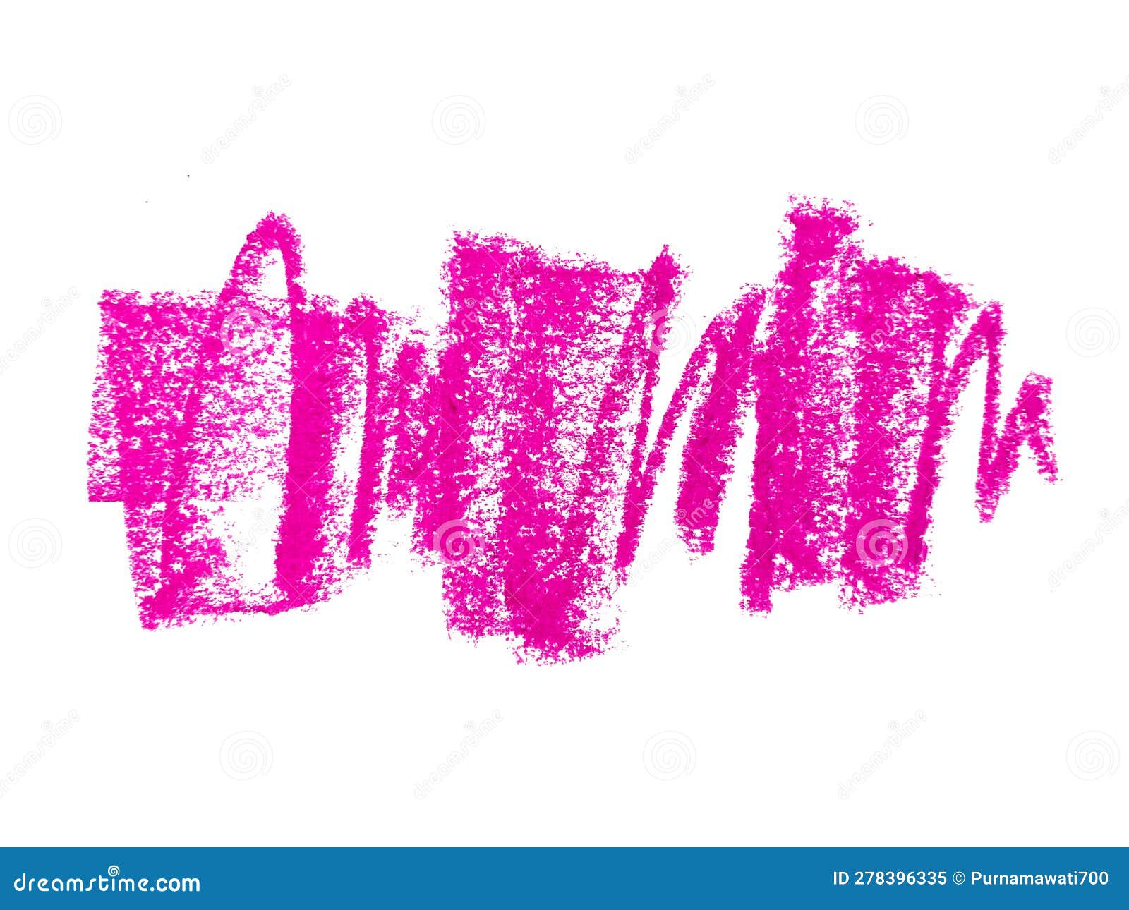 Purple Crayon Scribble Texture. Wax Pastel Spot Stock Illustration ...