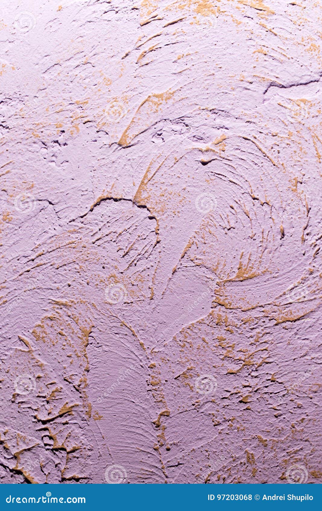 Purple Decorative Plaster As a Background Stock Photo - Image of ...