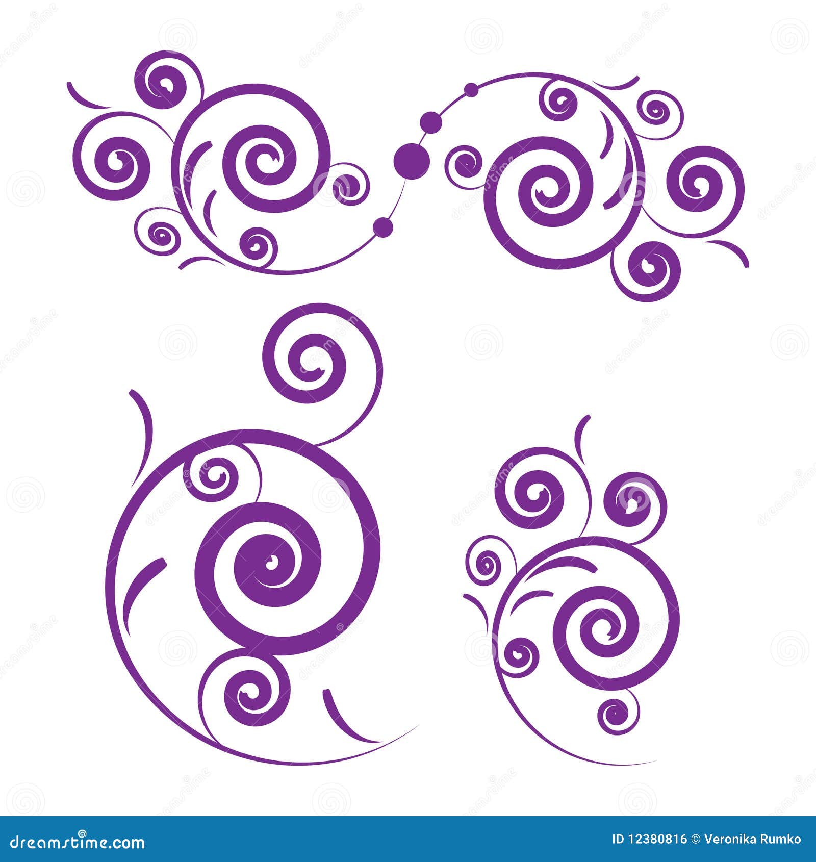 Purple design stock vector. Illustration of design, decoration - 12380816