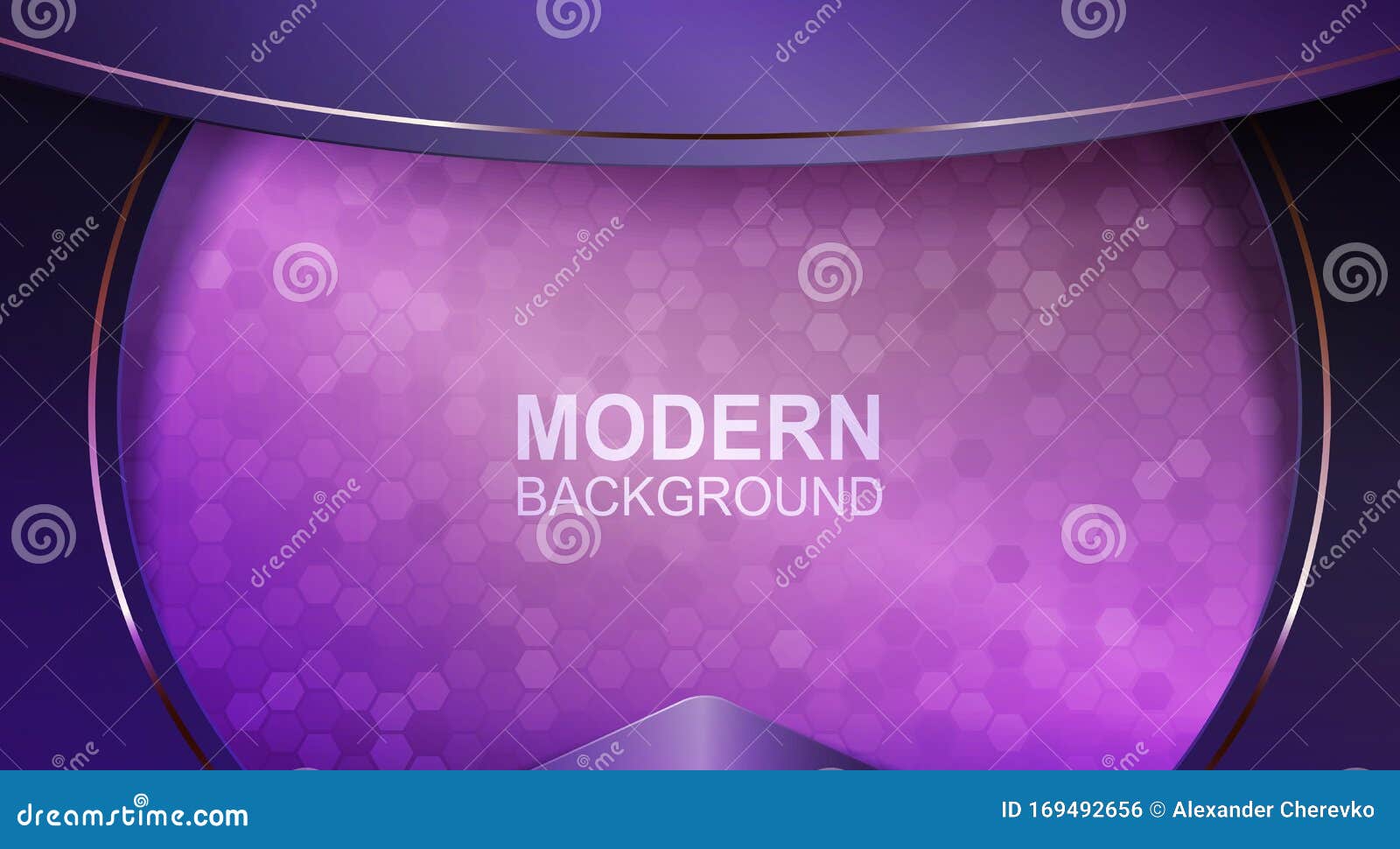 Purple Design with Oval Frames with a Subtle Shiny Border Stock Vector ...