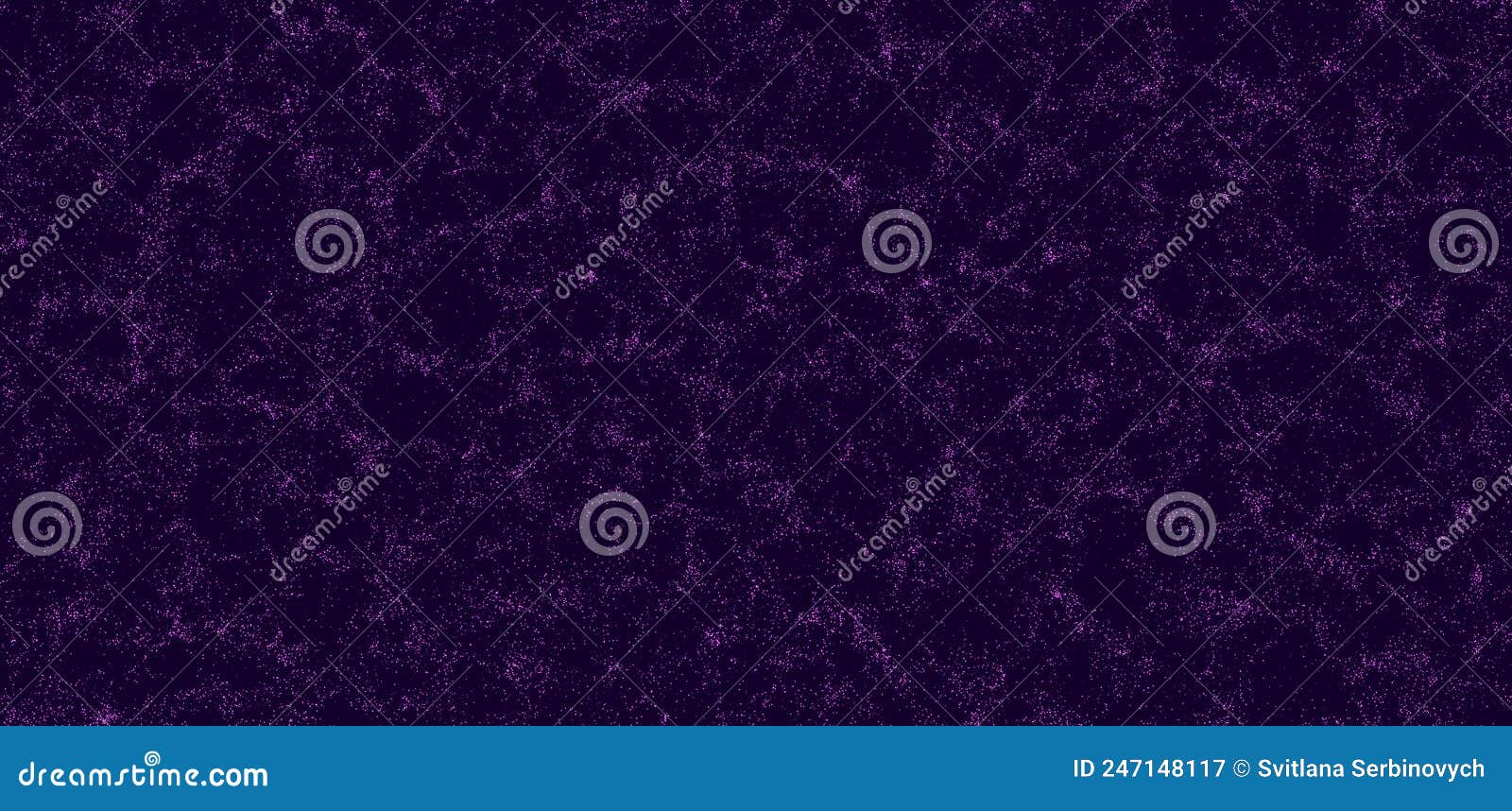 Purple Distorted Wave. Data Flow with Lighting Dots. Big Data Stream ...