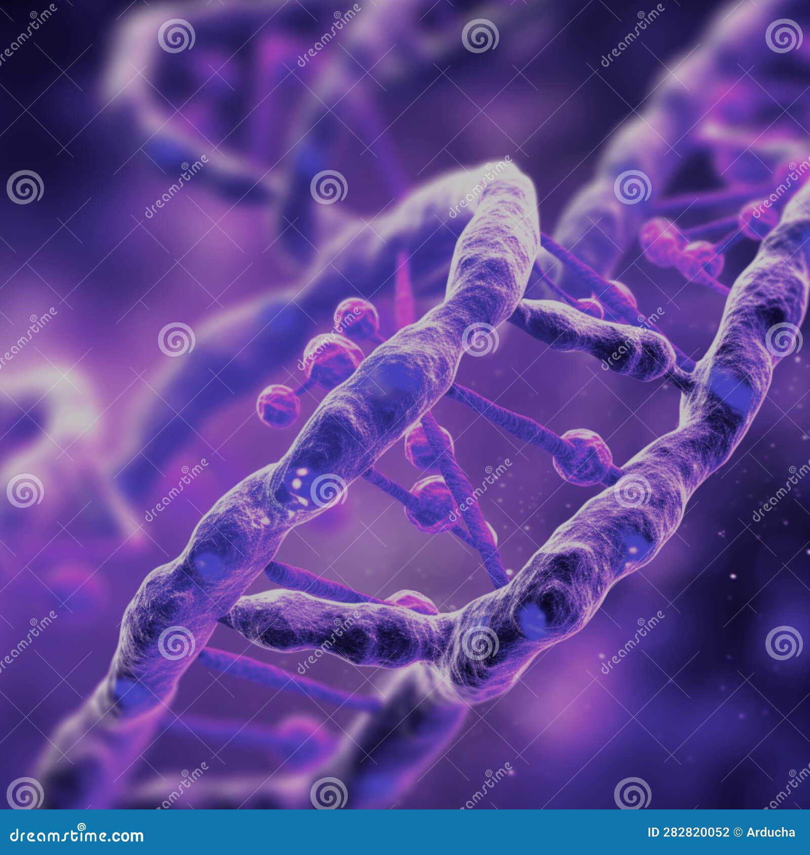 Purple DNA stock illustration. Illustration of animal - 282820052