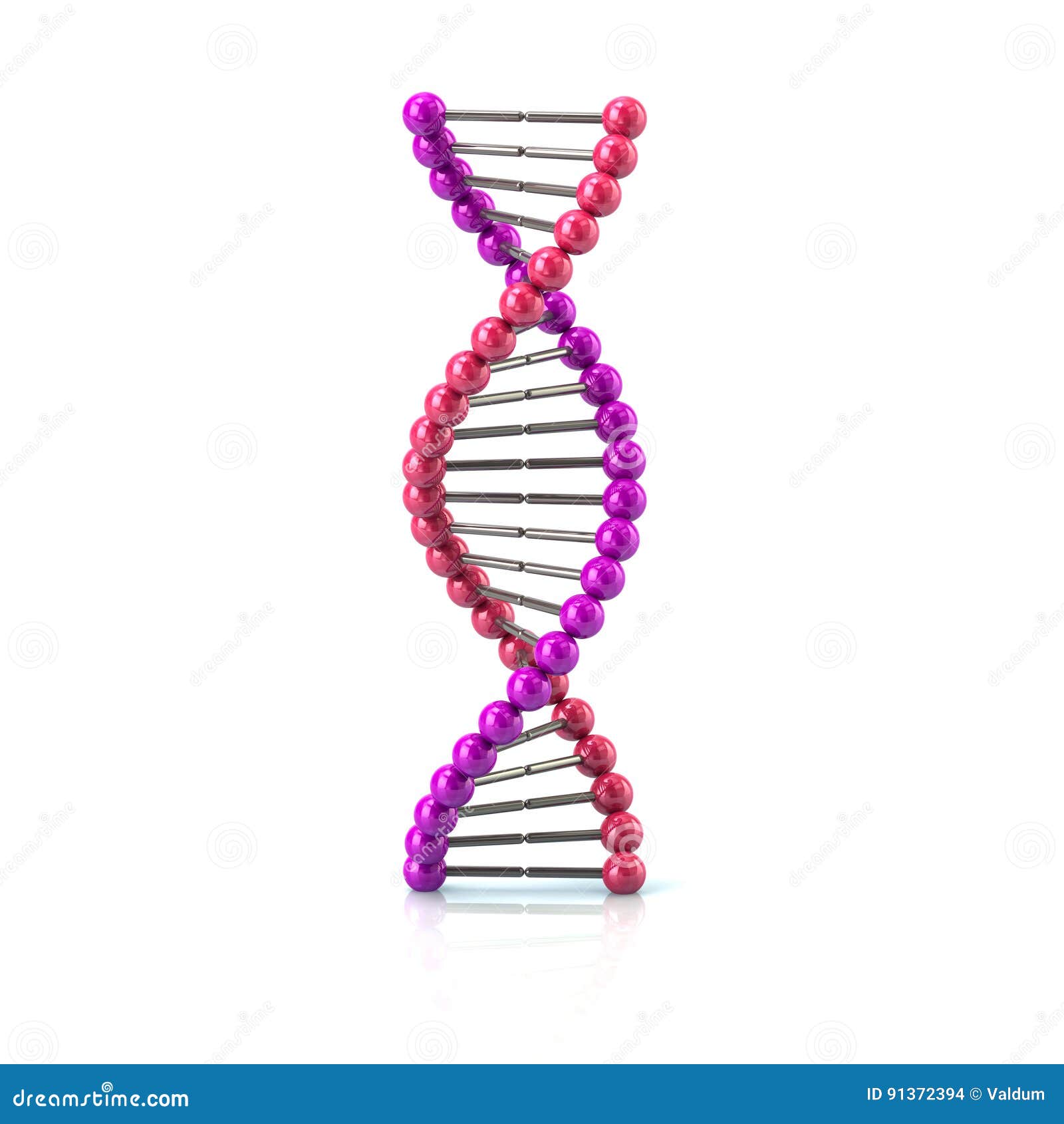 Purple DNA Icon 3d Illustration Stock Illustration - Illustration of ...
