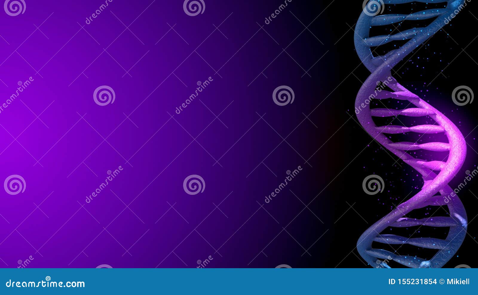 Purple DNA molecule stock illustration. Illustration of arts - 155231854