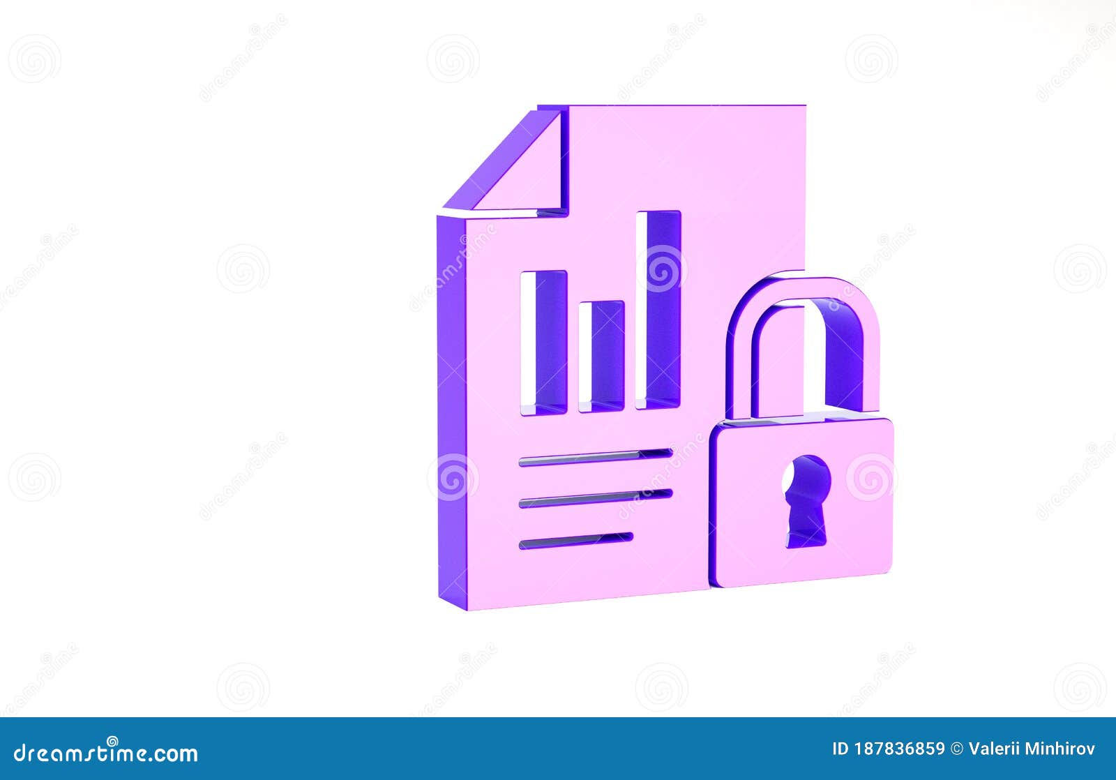 Purple Document Folder Icon Isolated On Yellow Background. Accounting ...