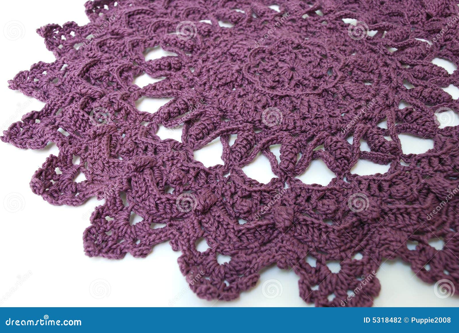 Purple doily stock photo. Image of crafting, gorgeous - 5318482