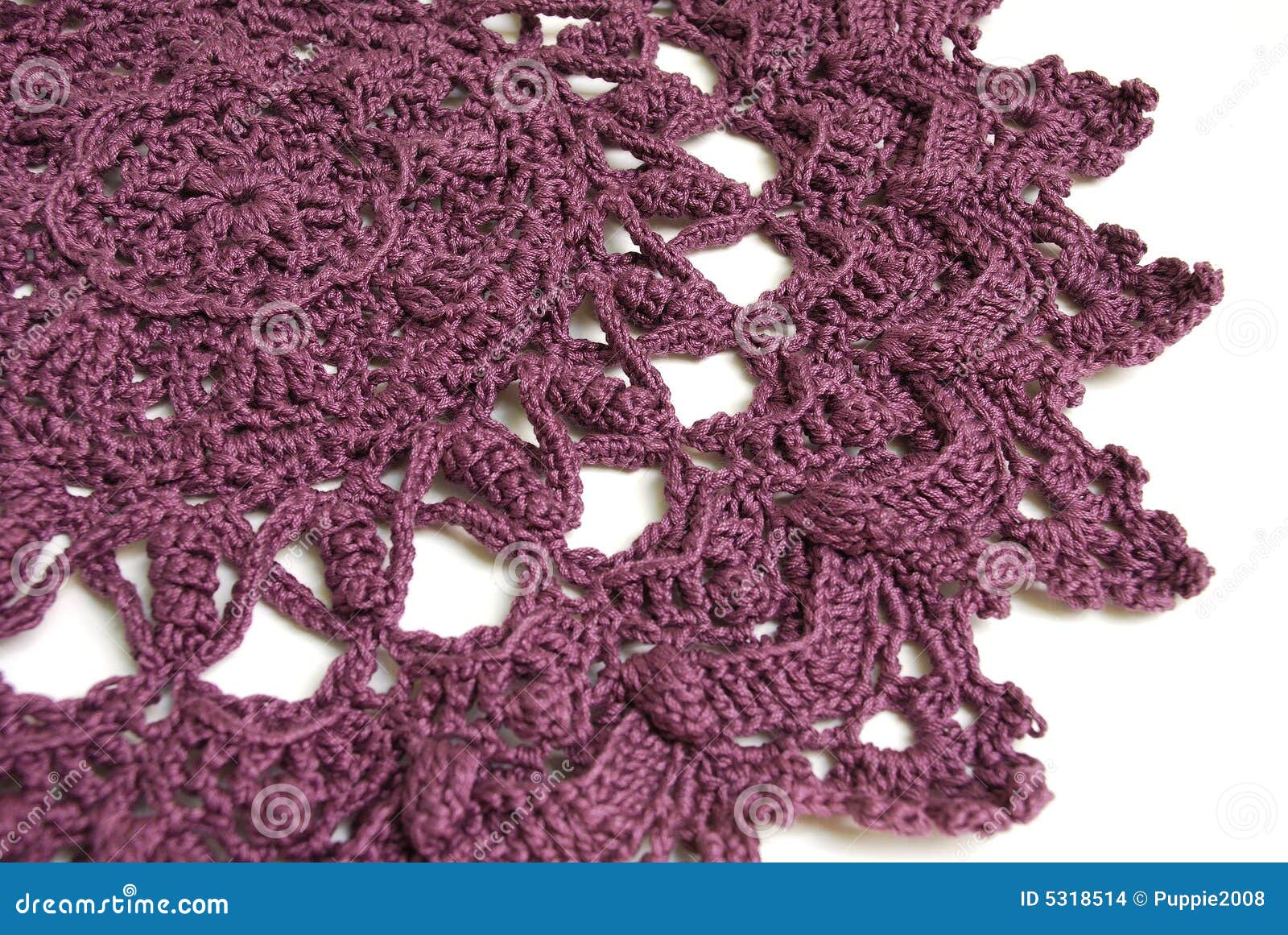 Purple doily stock photo. Image of knitting, soft, colorful - 5318514