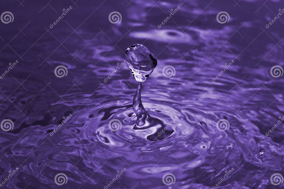 Purple drop stock image. Image of emerge, liquid, drop - 655353