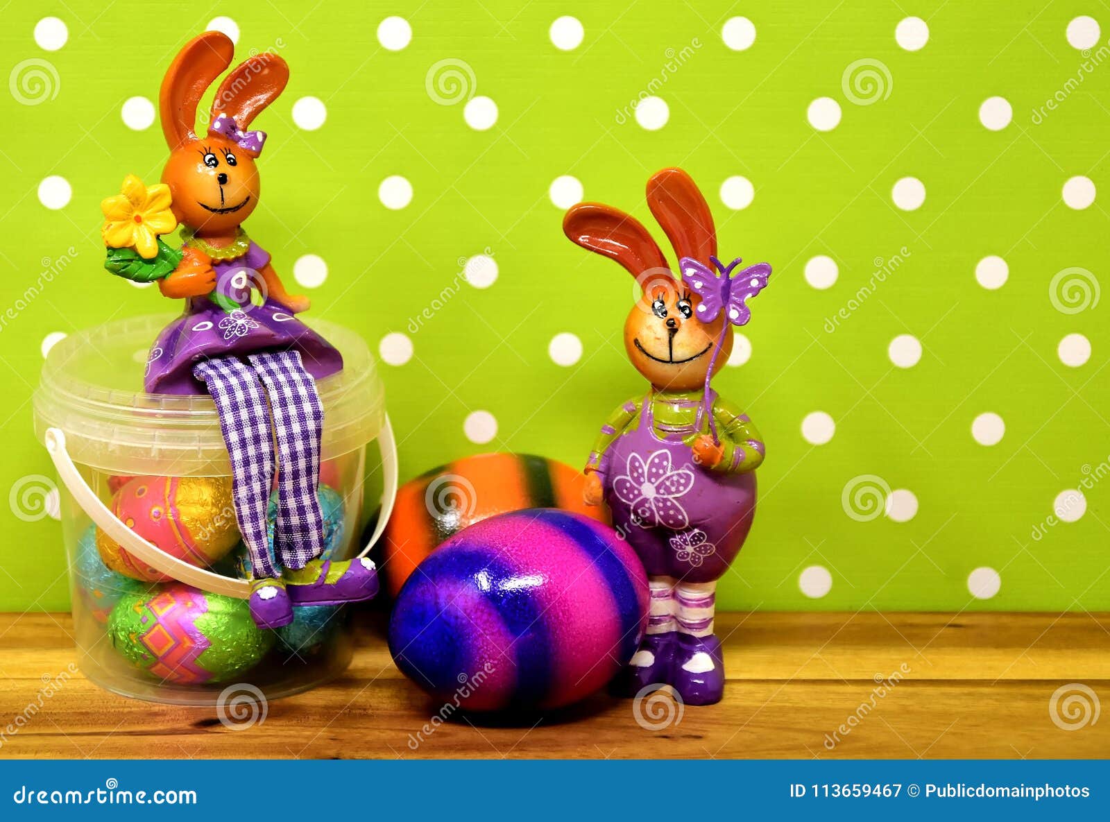 Purple, Easter, Easter Egg, Easter Bunny Picture. Image: 113659467