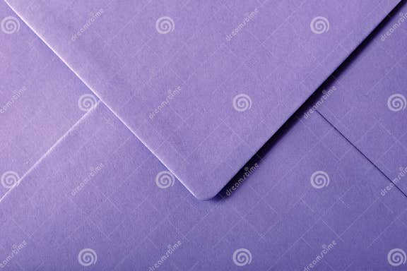 Purple envelope stock photo. Image of post, romantic, communication ...