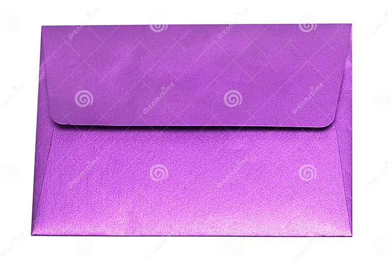 Purple envelope stock photo. Image of correspondence, congratulations ...