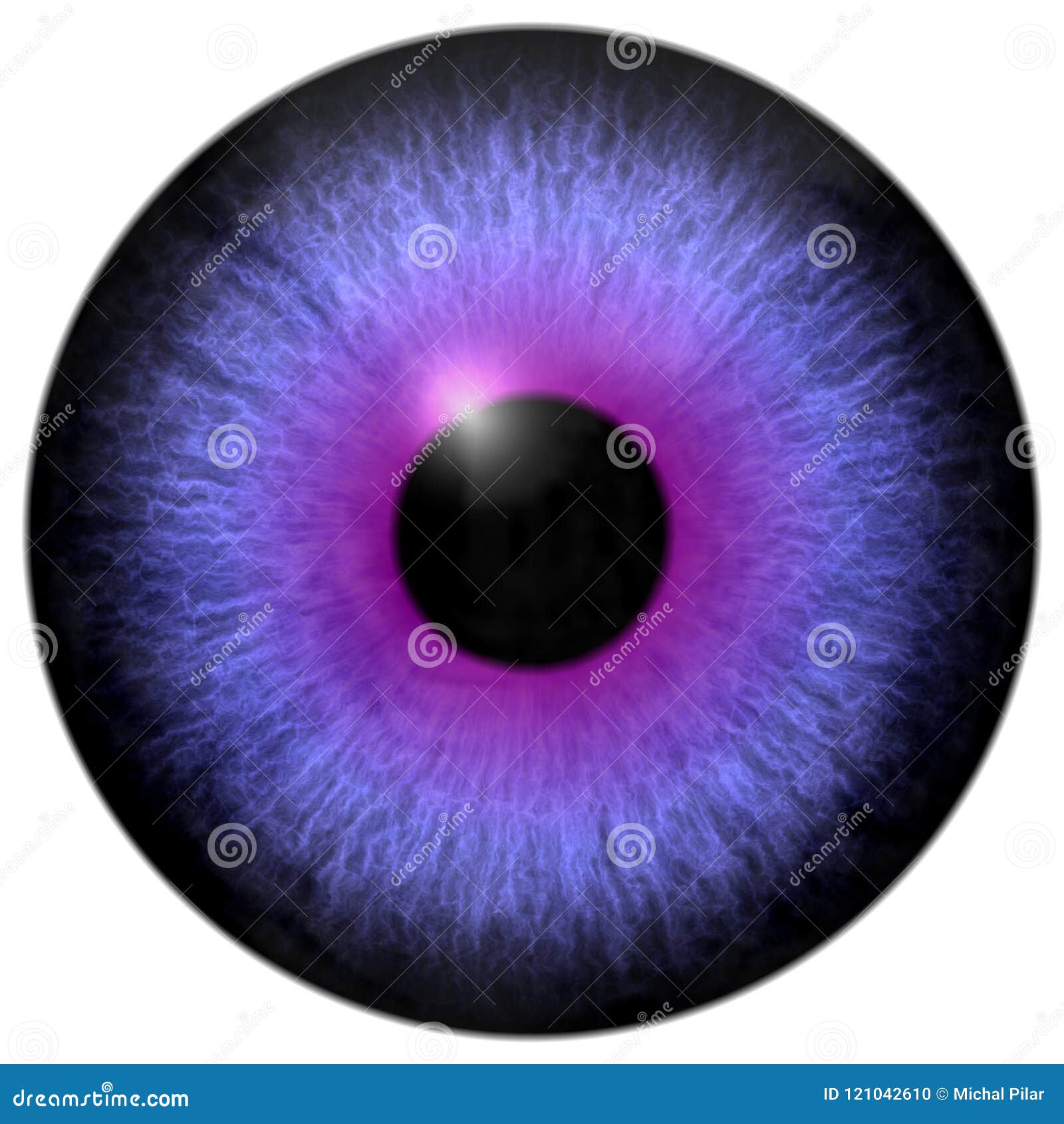 Purple eye 3d texture stock illustration. Illustration of retina ...