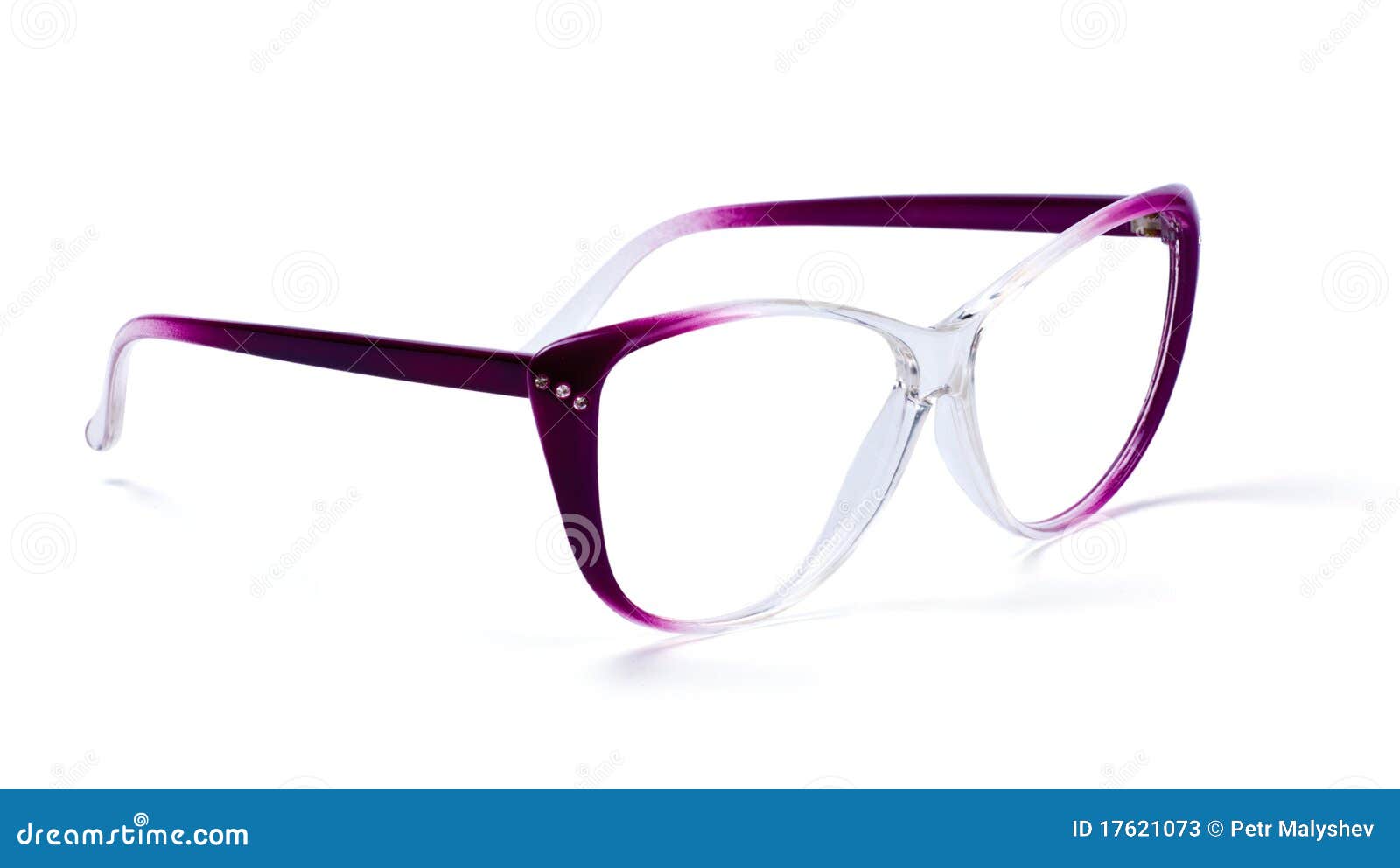 Purple eyeglasses stock image. Image of isolate, eyeglasses - 17621073