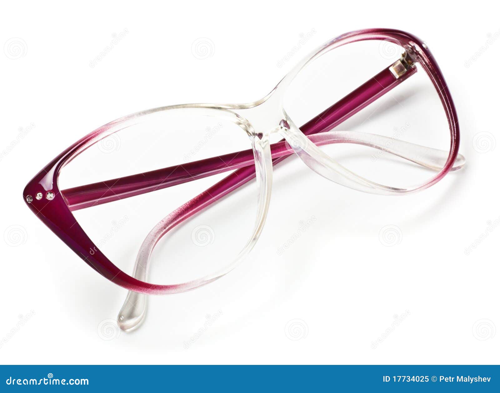 Purple eyeglasses stock image. Image of brown, glass - 17734025