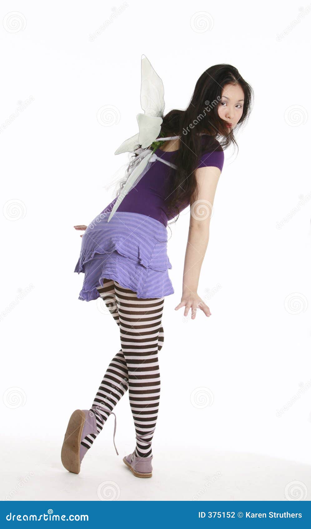 Purple fairy stock photo. Image of gnomes, gossamer, holiday - 375152