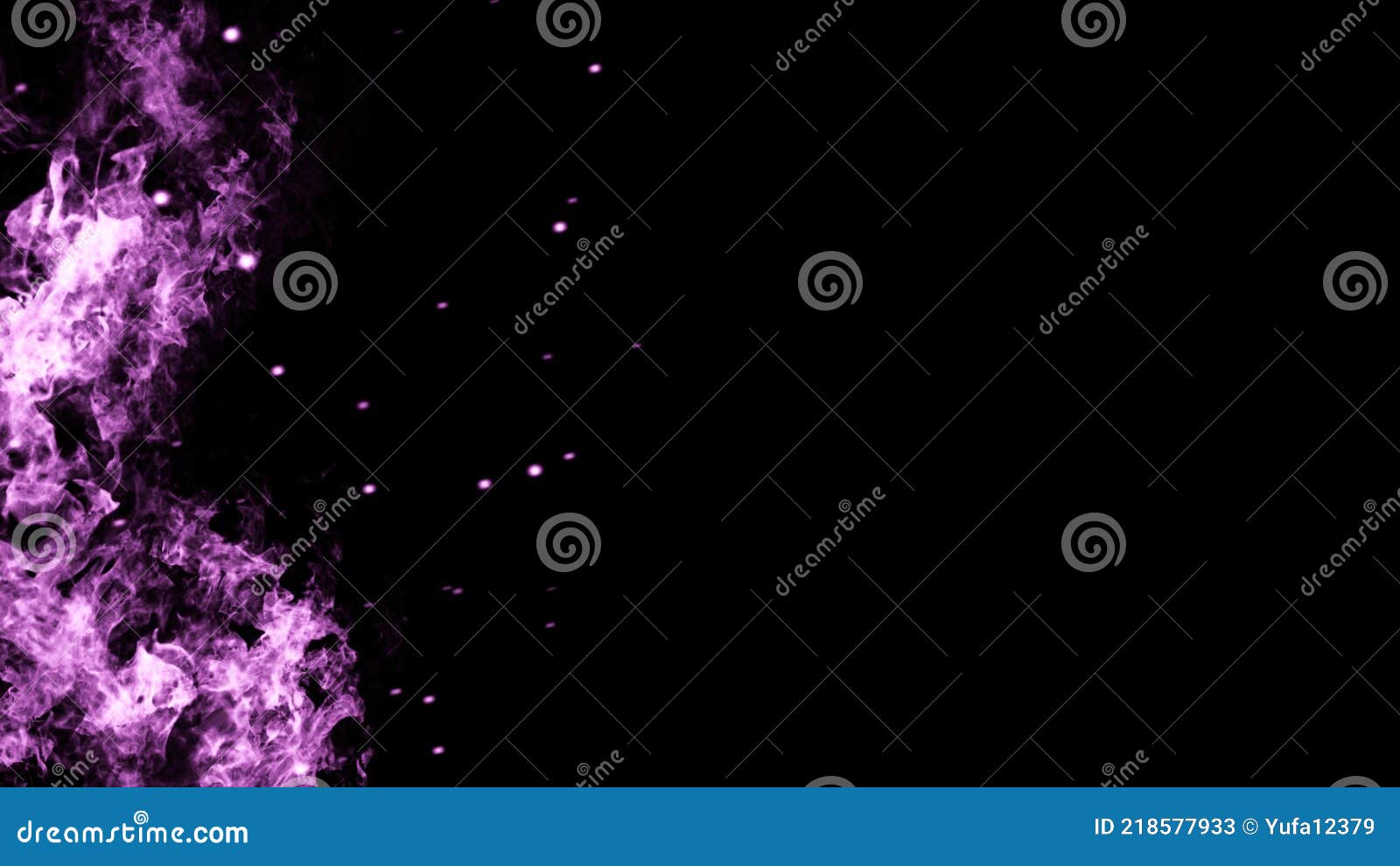 Purple Fire on Isolated Background. Perfect Explosion Effect for ...