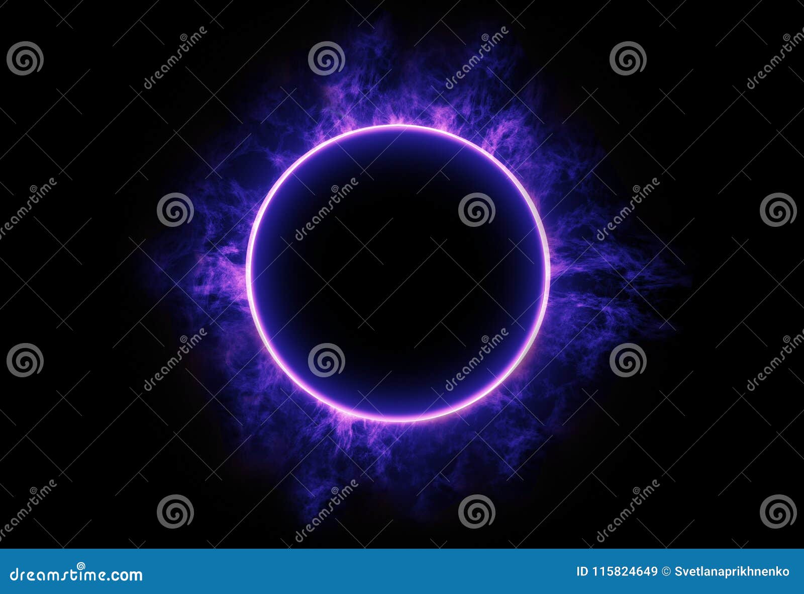 Rings With Purple Flames