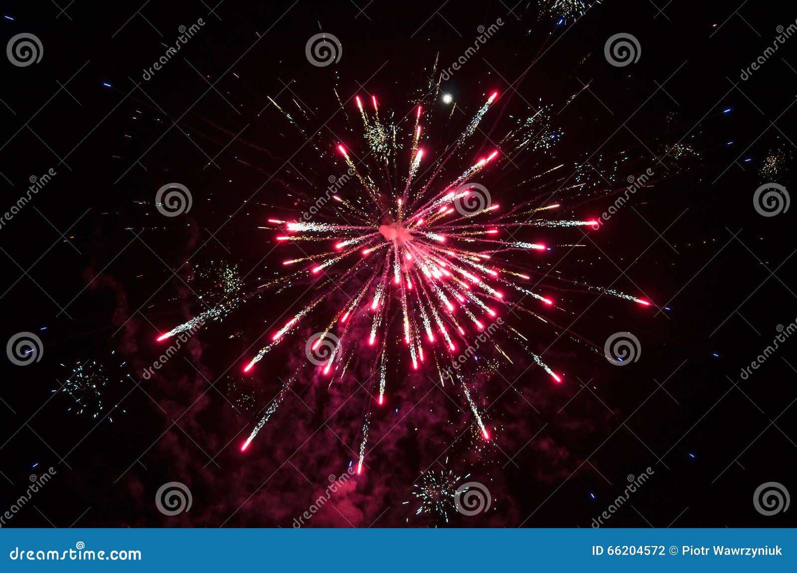 Purple firework explosion stock photo. Image of light - 66204572