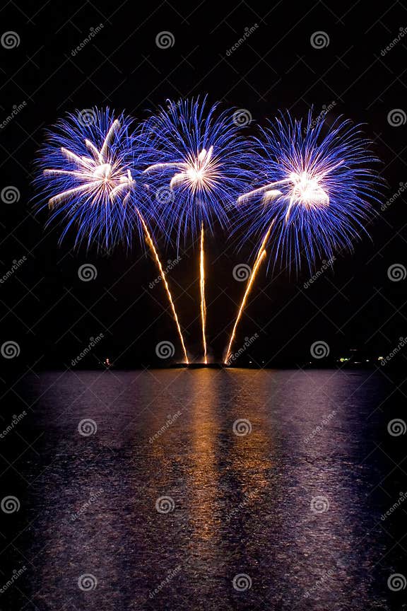 Purple Fireworks stock image. Image of celebration, fireworks - 2642935