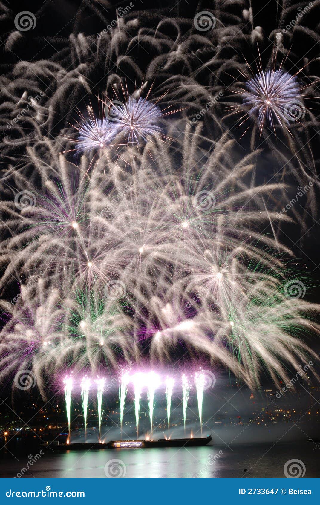 Purple Fireworks Picture. Image: 2733647