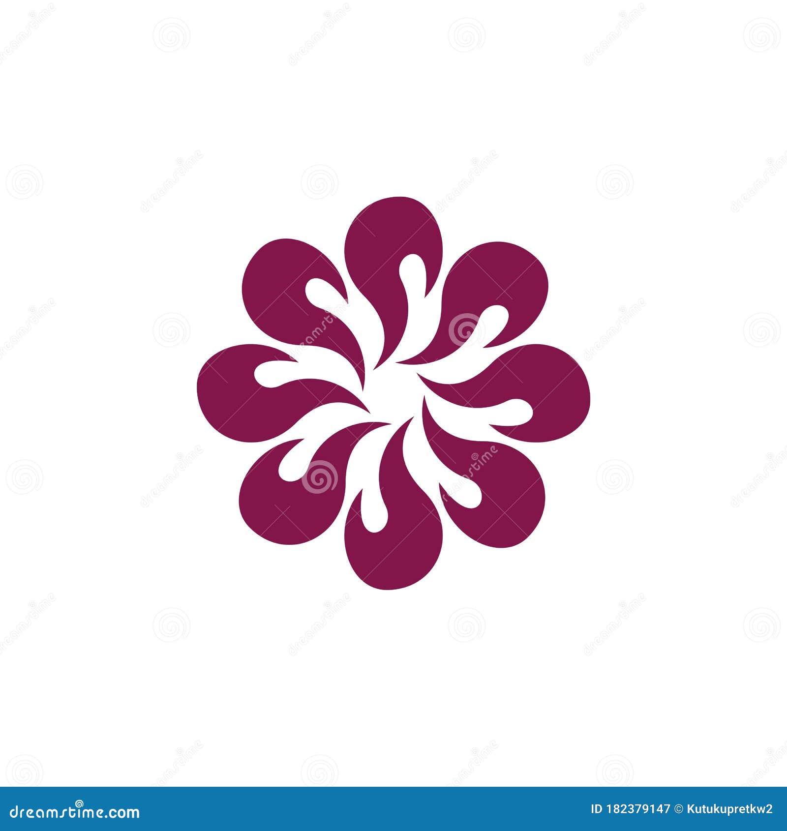 Flame Flower Cartoon Vector | CartoonDealer.com #47528861